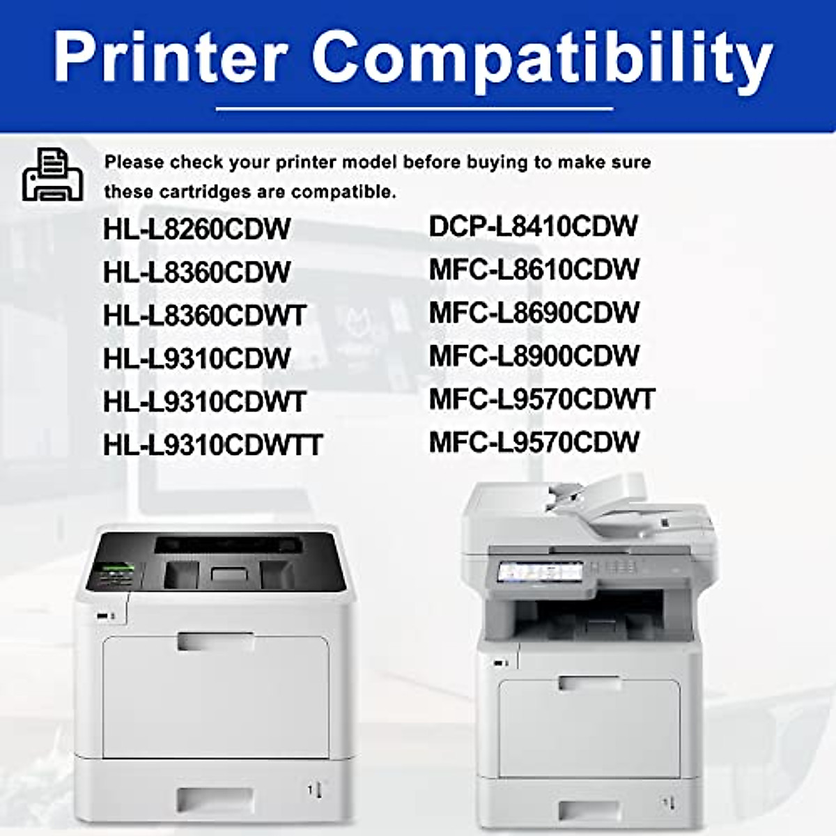 YOISNER TN433 TN 433M Toner Cartridge: Compatible 1 Pack TN433M High Yield Magenta Toner Cartridge Replacement for Brother TN433 DCP-L8410CDW MFC-L9570CDWT L8610CDW L8690CDW L8900CDW L9570CDW Printer