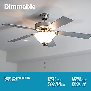 Sunco 10 Pack A15 LED Ceiling Fan Candelabra Light Bulbs E26 Medium Base CRI92 6000K Daylight Deluxe 8W Equivalent 60W, 800 Lumens, Waterproof Super Bright Appliance Indoor Outdoor UL