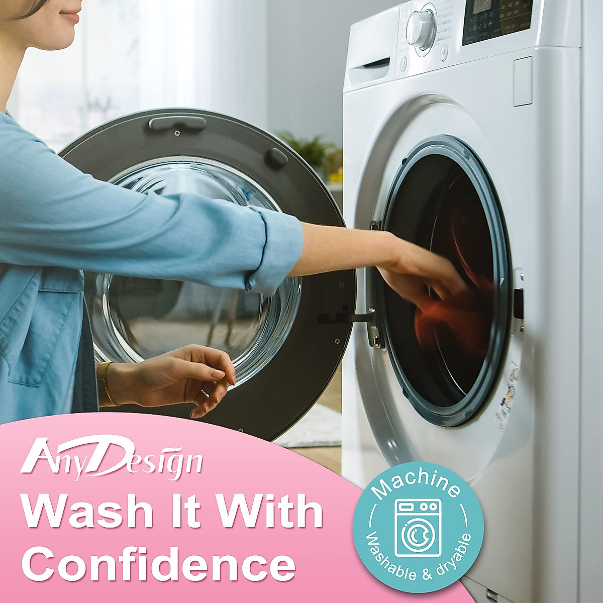 Lingtoolator Easter Kitchen Towel Easter Cartoon Rabbit Bunny Dish Towel 18 x 28 Inch Hand Drying Tea Towel for Spring Holiday Cooking Baking Cleaning, 18 x 28 Inch, 2 Pack