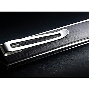 BÖKER PLUS Kwaiken Air - Minimalist and Ultra Light Weight EDC Pocket Knife, G10, Titanium, Cocobolo Handles, Designed by Lucas Burnley (G10)