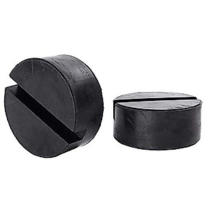 FSFY 75mm Slotted Frame Rail Rubber Hydraulic Floor Jack pad Standard Jack Pad Black Auto Part