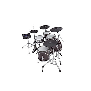 Roland VAD706GE V-Drums Acoustic Design Electronic Drum Set - Gloss Ebony