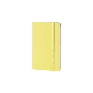 Moleskine Classic Notebook, Pocket, Plain, Citron Yellow, Hard Cover (8051272893670)