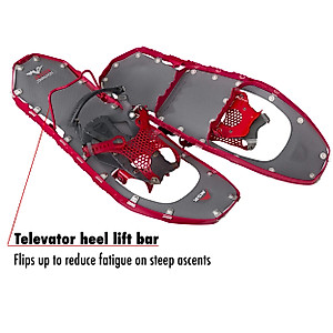 MSR Lightning Ascent Women's Backcountry & Mountaineering Snowshoes with Paragon Bindings, 25 Inch Pair, Raspberry