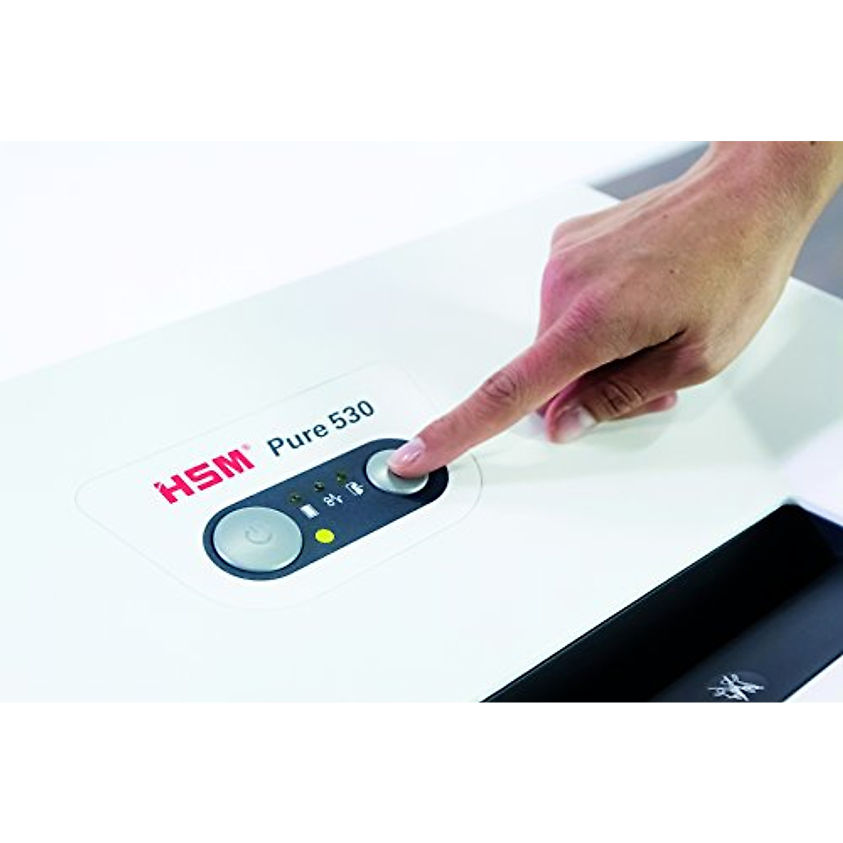 HSM Pure 530 Strip-Cut; shreds up to 30 sheets; 21-Gallon Capacity Continuous Operation Shredder