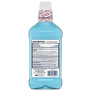 Parodontax Active Gum Health Mouthwash, Antiplaque and Antigingivitis Mouthwash, Mint, 16.9 Fl Oz