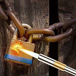 High Intensity Propane Torch Head, Adjustable Flame Welding Torch with Self Ignition, for MAPP/MAP Pro/Propane Gas, Portable Hand Trigger Start Torch for Gas Welding/Searing Steak