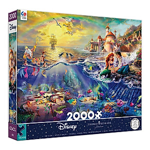 Ceaco - Thomas Kinkade - Disney Dreams Collection - The Little Mermaid - 2000 Piece Jigsaw Puzzle