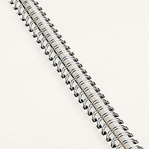 RETTACY Blank Notebook Spiral 3 Pack - A5 Unlined Notebook with Clear Hardcover,100GSM Thick Paper,480 Pages Total,5.7"x 8.3"