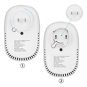 Carbon Monoxide Detector Insertion, VzmcovCO Detector, LED Display Screen Voice Alarm, Suitable for Home Kitchen, Office, Hotel Garage, Living Room, Bedroom -1 Package