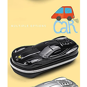 Sports Car Pencil Case, Pencil Case for boys, Pencil Case for School, Pencil Case for School boys,3D Pen Pouch Holder for School Students Boys Teens (black)