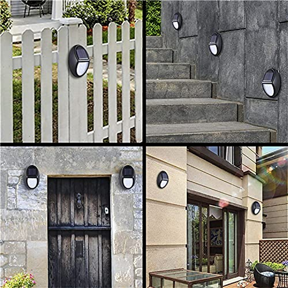 LED Human Body Induction Solar Personality Withsolar Motion Sen SOR Lights for Garden, Fence Ip65 Landscape Home Yard Decor Lighting Lawn Garden