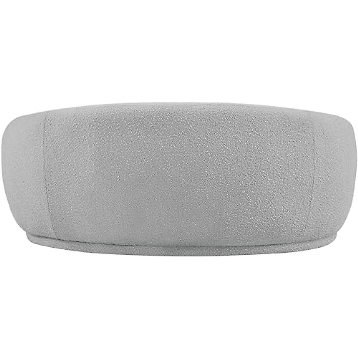 Meridian Furniture 693Grey-L Hyde Collection Modern | Contemporary Boucle Fabric Upholstered Loveseat, Grey, 64" W x 38" D x 27.5" H