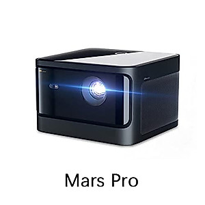 projecter Projector 4K Laser Beamer 3200ANSI Lumen with 128GB Memory Active 3D WiFi Smart TV Video Home Theater Cinema (Color : Mars pro)