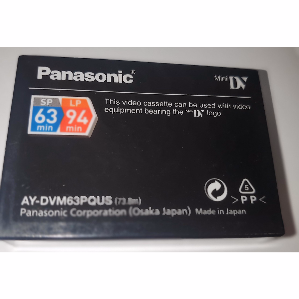 Camcorder DV Tape Compatible with Sony DCR-TRV33 Camcorder DV Tape 60 Minutes Mini DV Video Cassette - Replacement by Panasonic