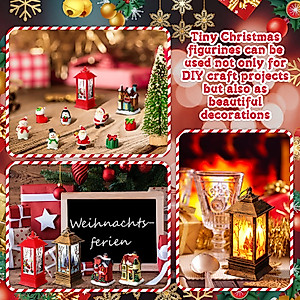 Jerify 26 Pieces Christmas Village Sets Lighted Christmas Village Houses Xmas Light up Decorations Mini Village Accessories Christmas Collectible Buildings for Xmas Winter Decorations