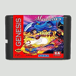 Aditi Aladdin 16 bit MD Game Card For 16 bit Sega MegaDrive Genesis game console (JAP Shell)