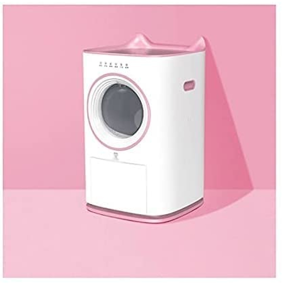 MGALLD Automatic Cat Litter Box,Odor Removal、APP Control Automatic Intelligent Automatic Cleaning Electric Shovel Cat Toilet Anti-Odor, Fully Enclosed Large Cat Litter Pan (Color : Pink)