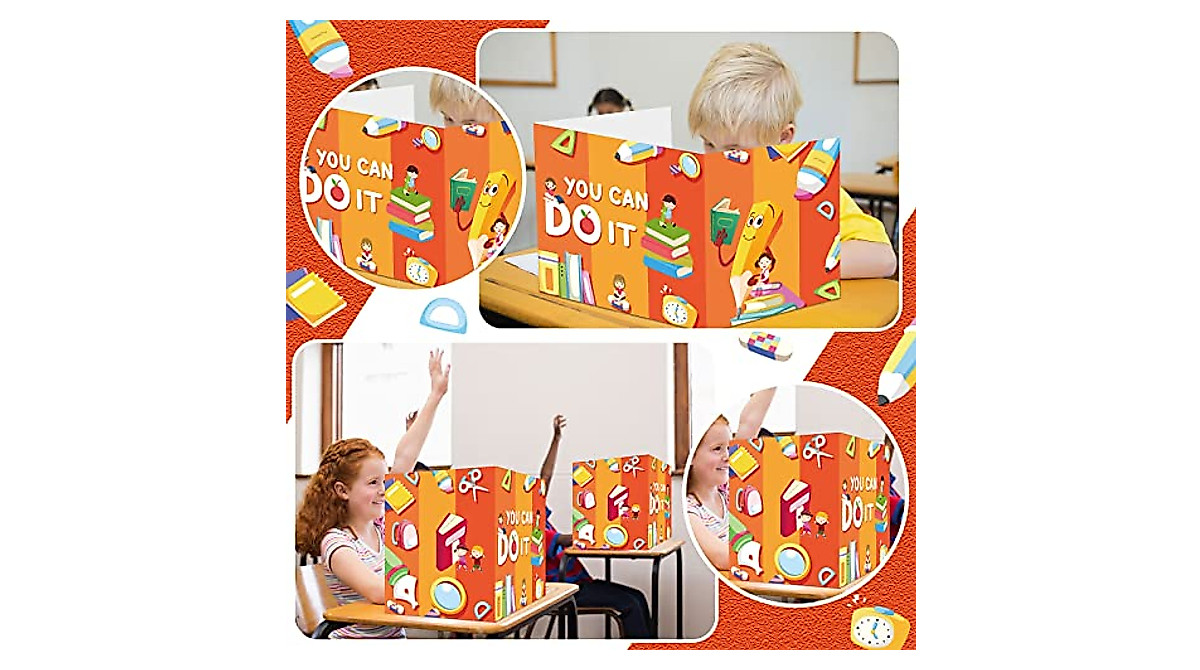 12 Pcs Classroom Privacy Boards for Exams and Study