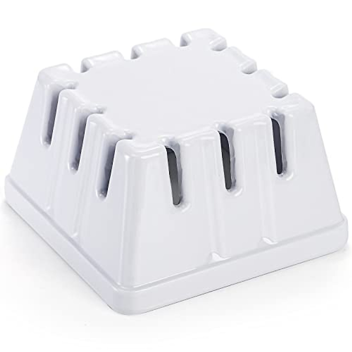 ZEAYEA Set of 2 Berry Basket, Melamine Berry Bowl With Holes, Square Kitchen Fruit Basket, 5" Colander for Strawberry, Grape, Cherry, Berries, Veggies