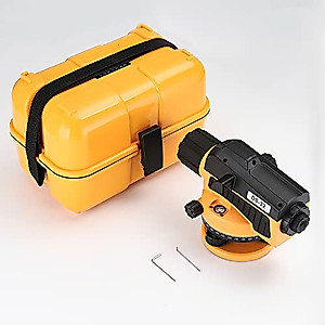 Aihand 32x Automatic Optical Level with Self-Leveling Magnetic Dampened Compensator, Height/Distance/Angle Measurement Level Tool for Builders, IP54 Waterproof Metal Level