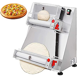 Pizza dough roller machine, Commercial Automatic Pizza dough Sheeter Maker, Electric Pizza Pastry Forming Machine, for Noodle Pizza Bread (Color : 30cm)