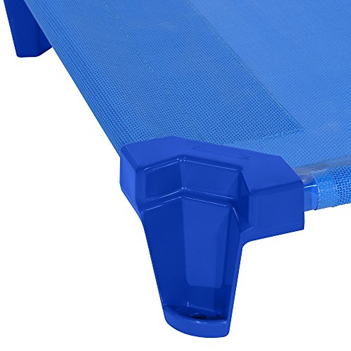 Wood Designs 87800 Stackable Daycare Cots for Kids, Naptime/Sleeping Cots for Preschool, Daycare, Kindergarten [Set of 6], 52"L x 22.25"W, Blue, Ready-to-Assemble