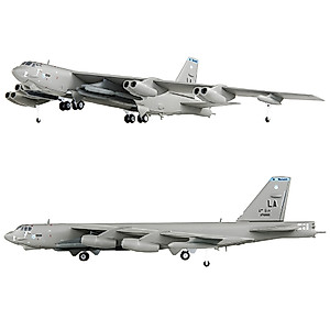 Busyflies Fighter Jet Model 1:200 B-52 Long-Range Subsonic Jet-Powered Strategic Bomber Plane Model Diecast Military Airplane Model for Collection and Gift