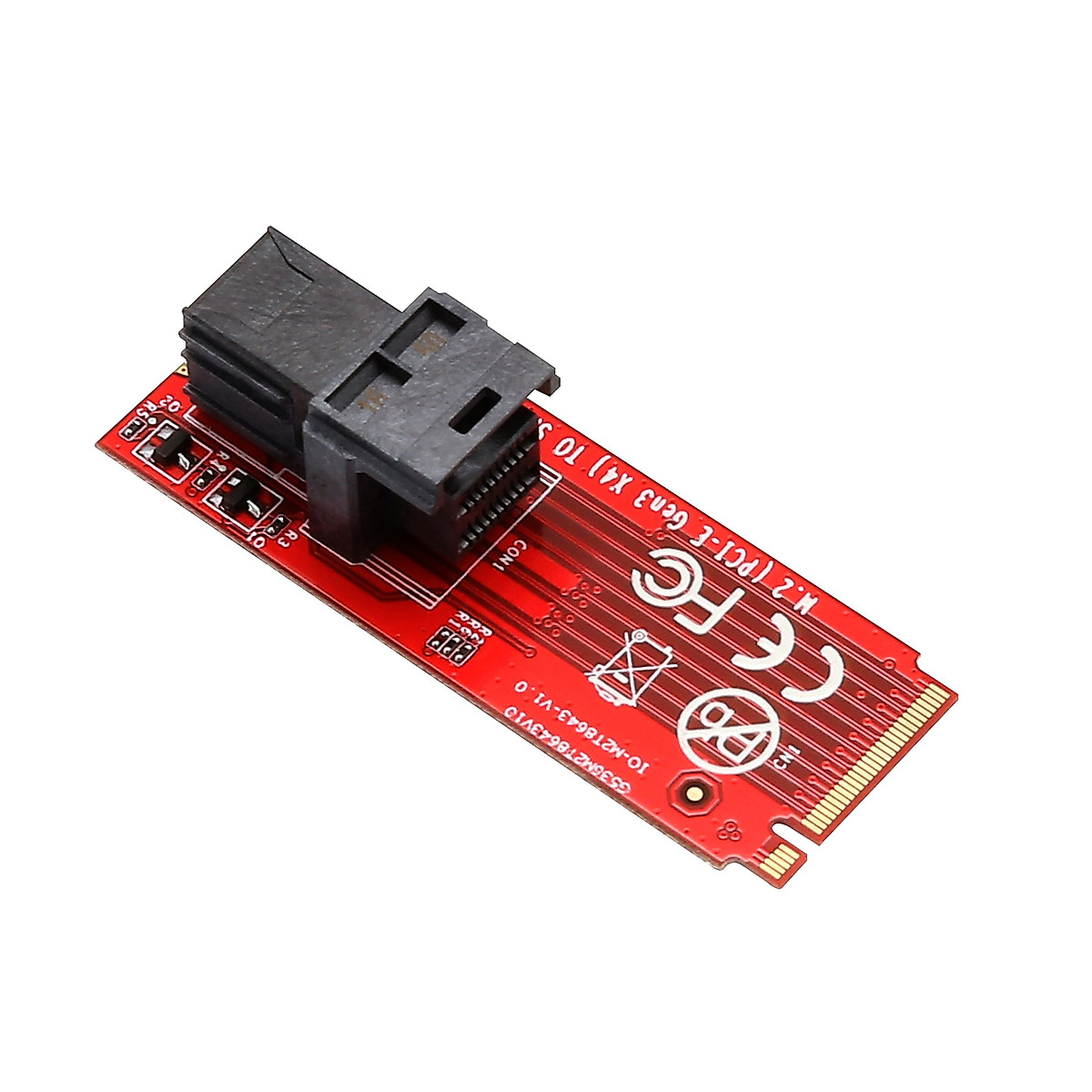 M.2 Mini-SAS HD to U.2 Cable (SFF-8643 to SFF-8639) Connector for U.2 PCIe-NVMe SSD U2 U.2 Kit Cable Included SI-ADA40121