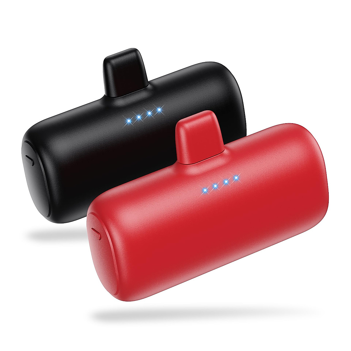 [2-Pack] Mini Portable Charger for iPhone,5200mAh Ultra Compact PD Fast Charging Power Bank,Plug-in Battery Pack Travel Cordless Phone Charger,Compatible with iPhone 14/14Pro/13/12/11/X/8/7/6plus etc