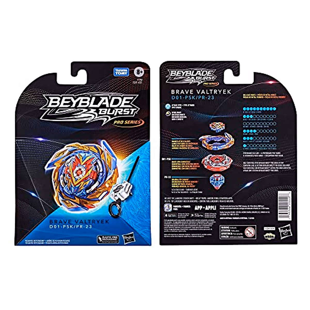 BEYBLADE Burst Pro Series Brave Valtryek Spinning Top Starter Pack, Attack Type Battling Game Top, Toy for Kids Ages 8 and Up