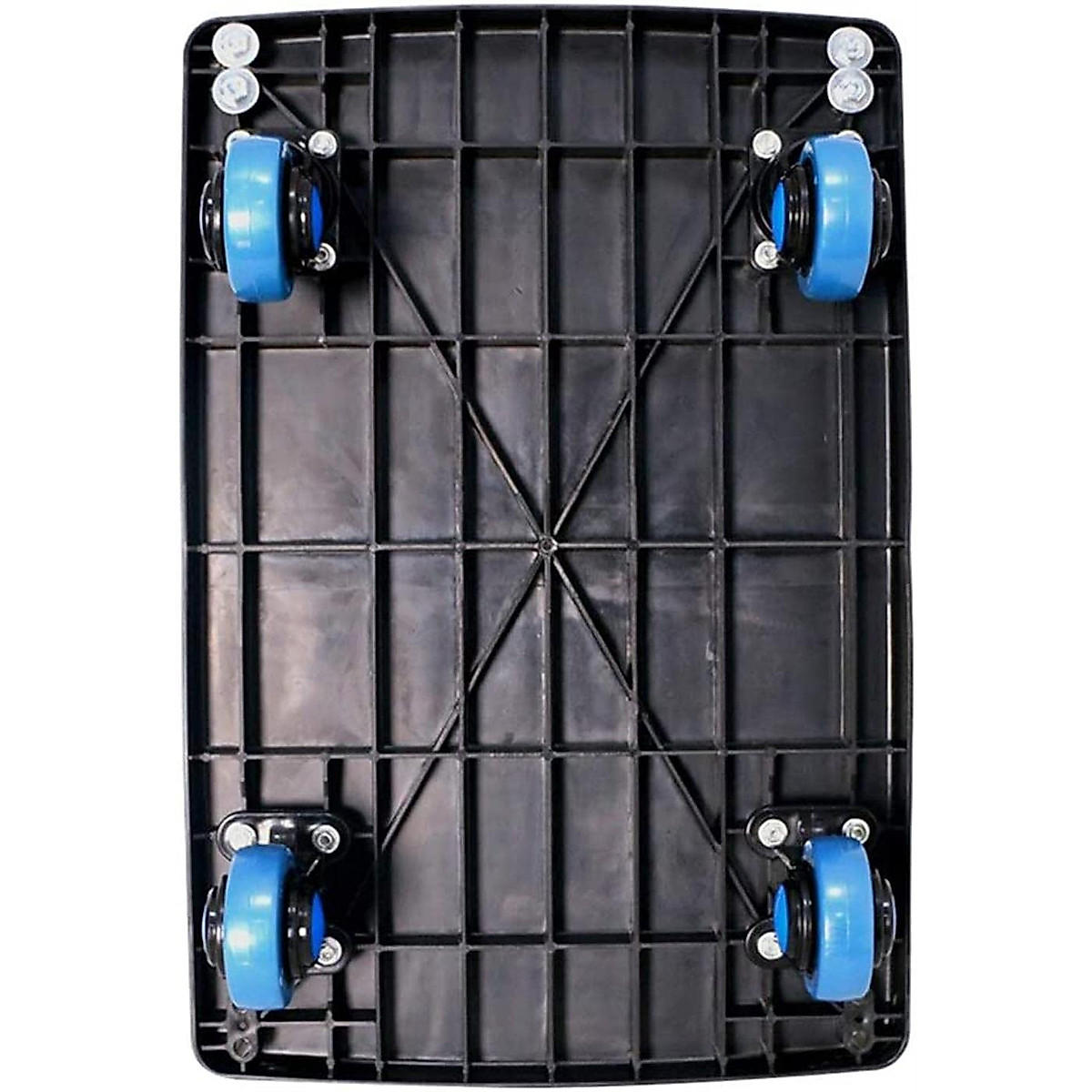 Folding Cart with Wheels, Moving Platform Hand Trucks Garden Carts, Portable Garden Trolley Cart, Foldable Heavy Duty Trolley (Color : 90X60CM)