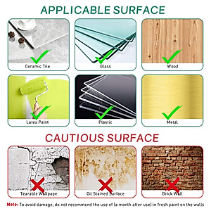 Double Sided Tape Heavy Duty, 164ft Waterproof Mounting Adhesive Tape, Removable Tape for Walls, Poster, LED Strip, Car Trim, Home/Office Decor, Craft Project, Made of 3M Tape, White (164ft x 0.39in)