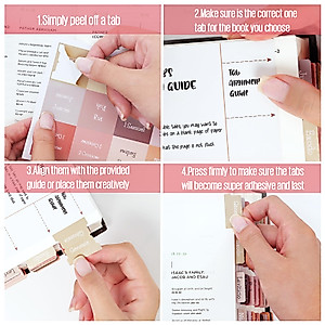 Spanish Earth Tone Bible tabs, Large Print Laminated Bible tabs for Women and Men, Easy to Read, Easy to Apply, Bible Journaling Tabs