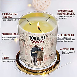 Gifts for Her Anniversary, Gifts for Her - Gifts for Wife, Wife Gifts - Anniversary, Birthday Gifts for Wife - Wife Birthday Gifts Ideas - I Love You Gifts for Her Romantic Lavender Candle 10Oz