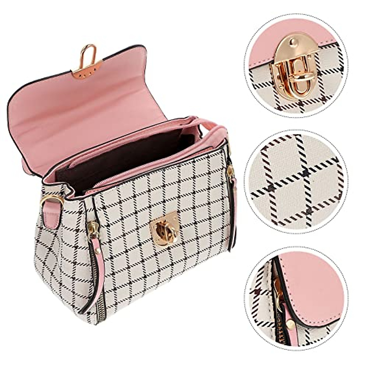 KESYOO Women Tote Bag Single Shoulder Bags Summer Spring Fashion Handbag for Women Girls Pink