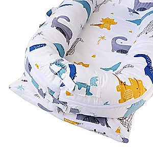 Hi Sprout Newborn Baby Nest Change Extra Cover (Suit for All Dockatot Deluxe Docks) (Dinosaur)