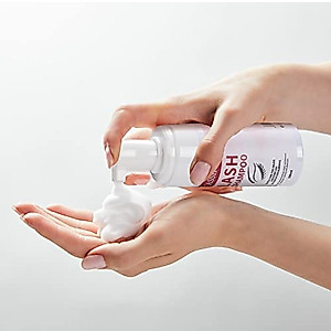 JASSINS Lash Shampoo for Lash Extensions, Eyelash Extension Cleanser Kit,100ml Shampoo/Cleaning Brush/Rinse Bottle/Mascara Brush/Eye Pads,No stimulation,For Professional & Self Use