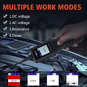 ANCEL PB100 Automotive Power Circuit Tester Probe with ANCEL AD310 Classic Enhanced Universal OBD II Scanner Car Engine Fault Code Reader