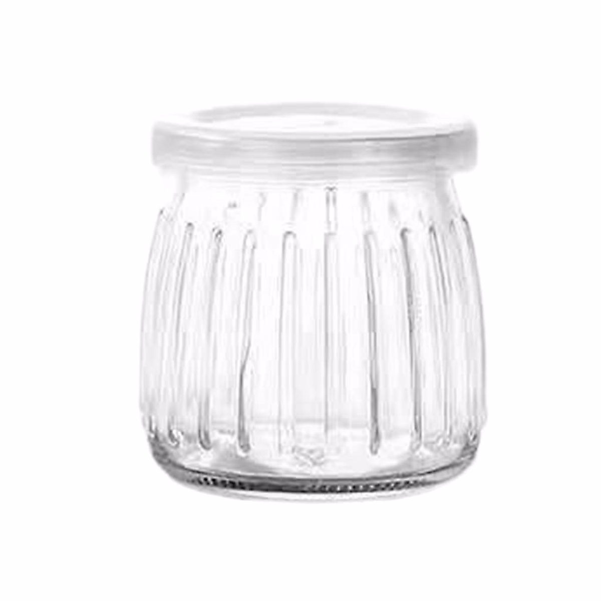 YS0911 Glass Jars With Cork Stopper Glass Bottle Wishing Bottle Yogurt Jars Storage Containers For Desserts Multifunction 100/150/200ml Glass Bottle W/Cork Stopper Cup Bottle