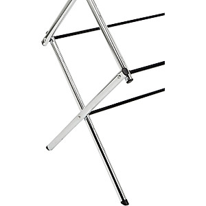 Pyle XPB20-288S PYRPUCWM22 Compact & Portable Washer & Dryer, 0, White and Amazon Basics Foldable Laundry Rack for Air Drying Clothing - 41.8" x 29.5" x 14.5", Chrome