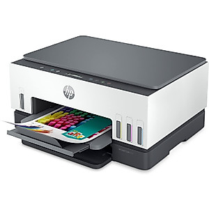 HP Smart -Tank 6001 Wireless All-in-One Printer, Mobile Print, Scan, Copy - 2H0B9A (Renewed)