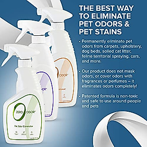 Zero Odor ZOP 1065 Multi Pet Odor Eliminator Kit White Pack of 3