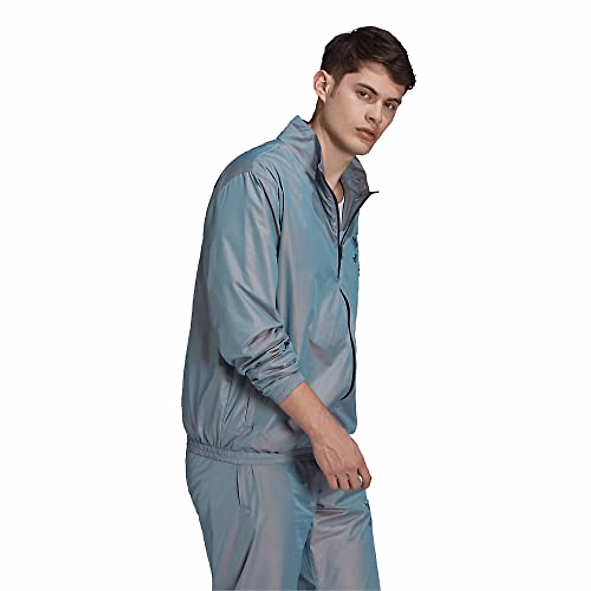 adidas Originals Men's Adicolor Shattered Trefoil Track Top HL, Multicolor, Medium