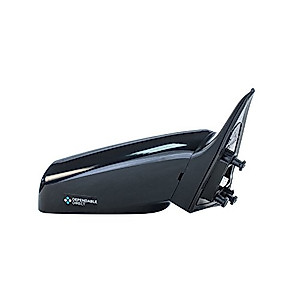 Dependable Direct Right Passenger Side Mirror for Toyota Camry (USA Built) (2007 2008 2009 2010 2011) Unpainted Non-Heated Non-Folding Door Outside Rear View Replacement Mirror - TO1321215