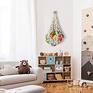 Stuffed Animal Hammock，Toy Net Hammock for Stuffed Animals is Suitable Kids or Childrens Bedroom Room Wall Storage Organizer or Décor (Small)