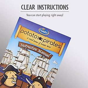 Think Fun Potato Pirates Coding Card Game and STEM Toy for Boys and Girls Age 7 and Up - A Fun Card Game of Potato War