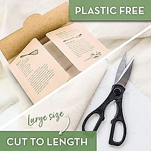 Organic Unbleached Cotton Cheesecloth for Straining, GOTS Certified, Fine Reusable Strainer – Large 18 Sq.ft.