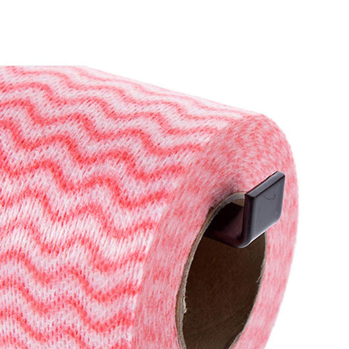 hudiemm0B Paper Towel Holder Hanger Toilet Roll Rack Stand Organizer Cabinet Bathroom Iron Black