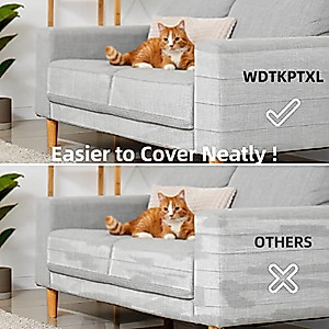 WDTKPTXL Cat Training Tape 3 Inches X 30 Yards Cat Scratch Deterrent Clear Double Sided Anti Cat Scratch Furniture Protector Couch Protector for Cats